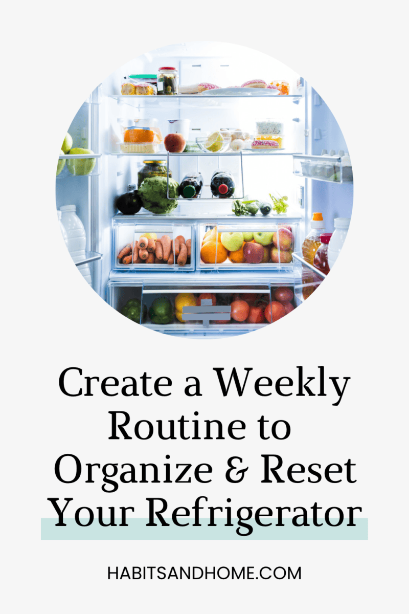 How to Create a Weekly Routine to Organize Your Refrigerator
