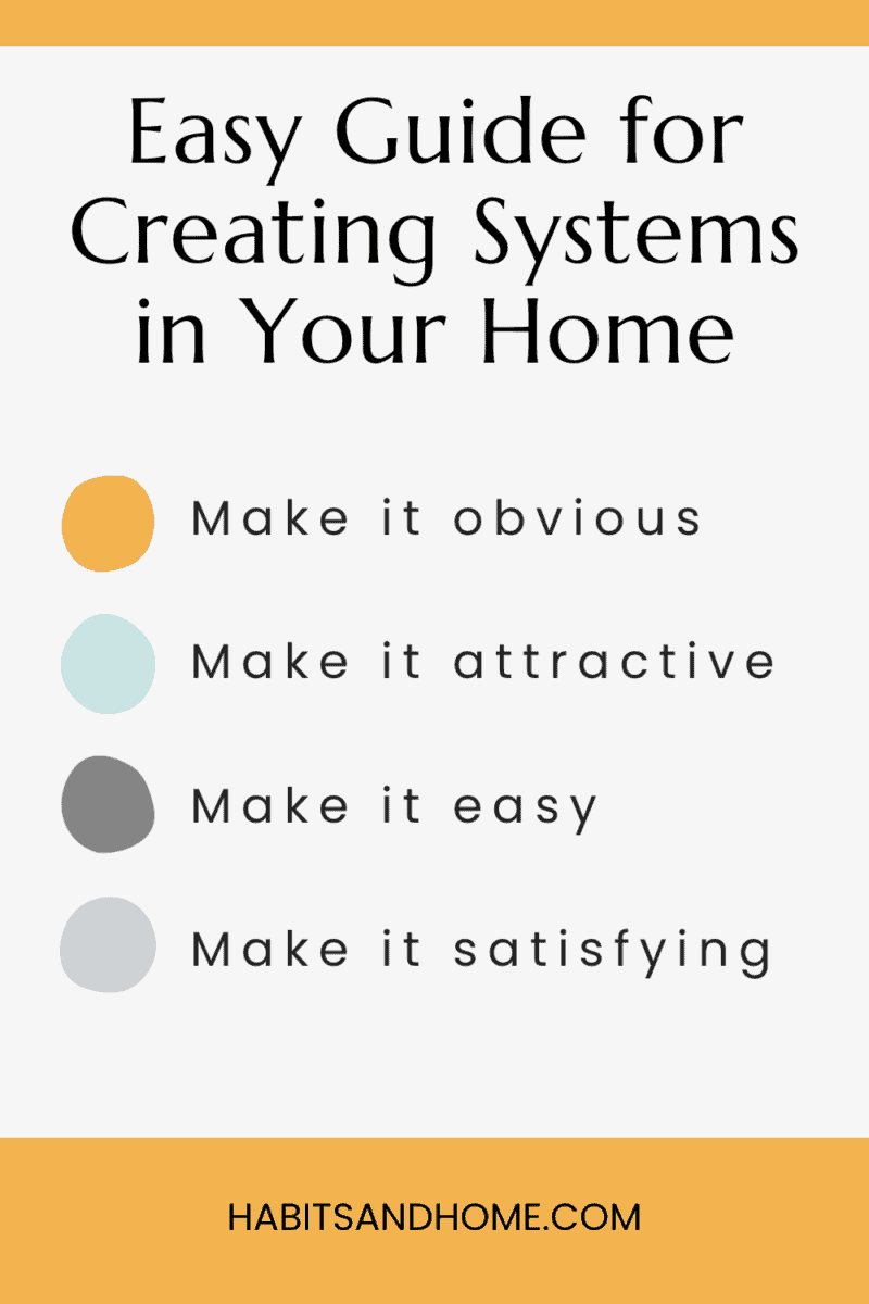 Easy Guide for Creating Systems to Manage Your Home Better